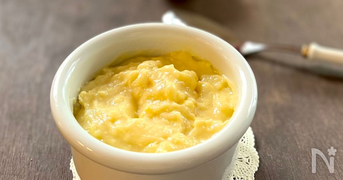 とろける豆乳カスタードクリーム(グルテンフリー＆ノンオイル) | レシピサイトNadia