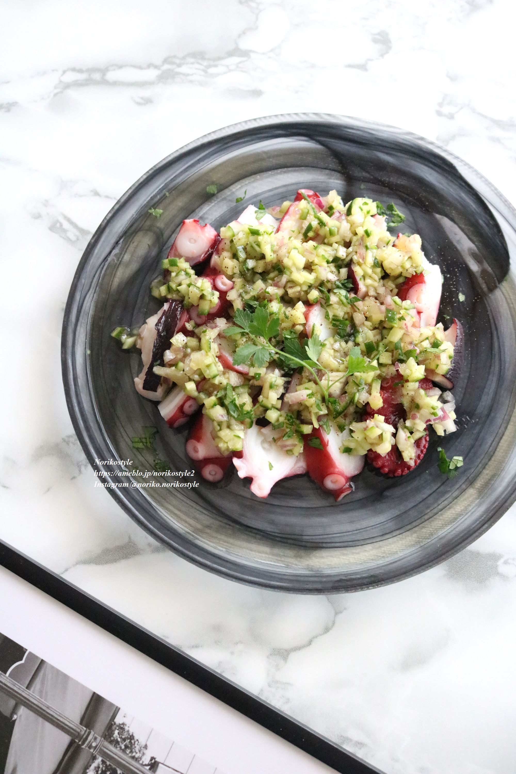 タコときゅうりのナンプラーサラダ | レシピサイトNadia