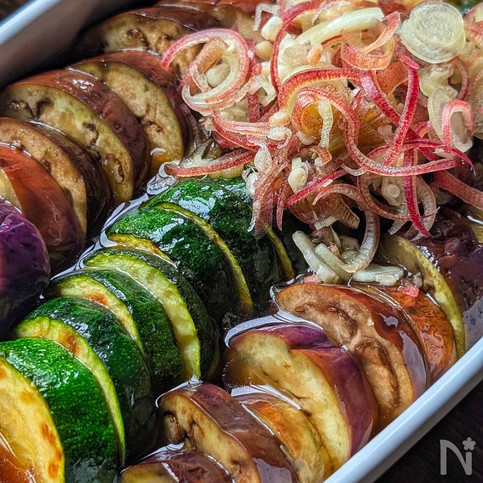 【とろなすとズッキーニの香味焼き浸し 】作り置きにも | レシピサイトNadia