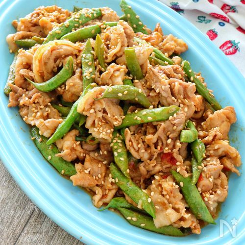 豚肉といんげんのピリ辛ごま酢炒め たれが旨い!ごはん泥棒 レシピサイトnadia