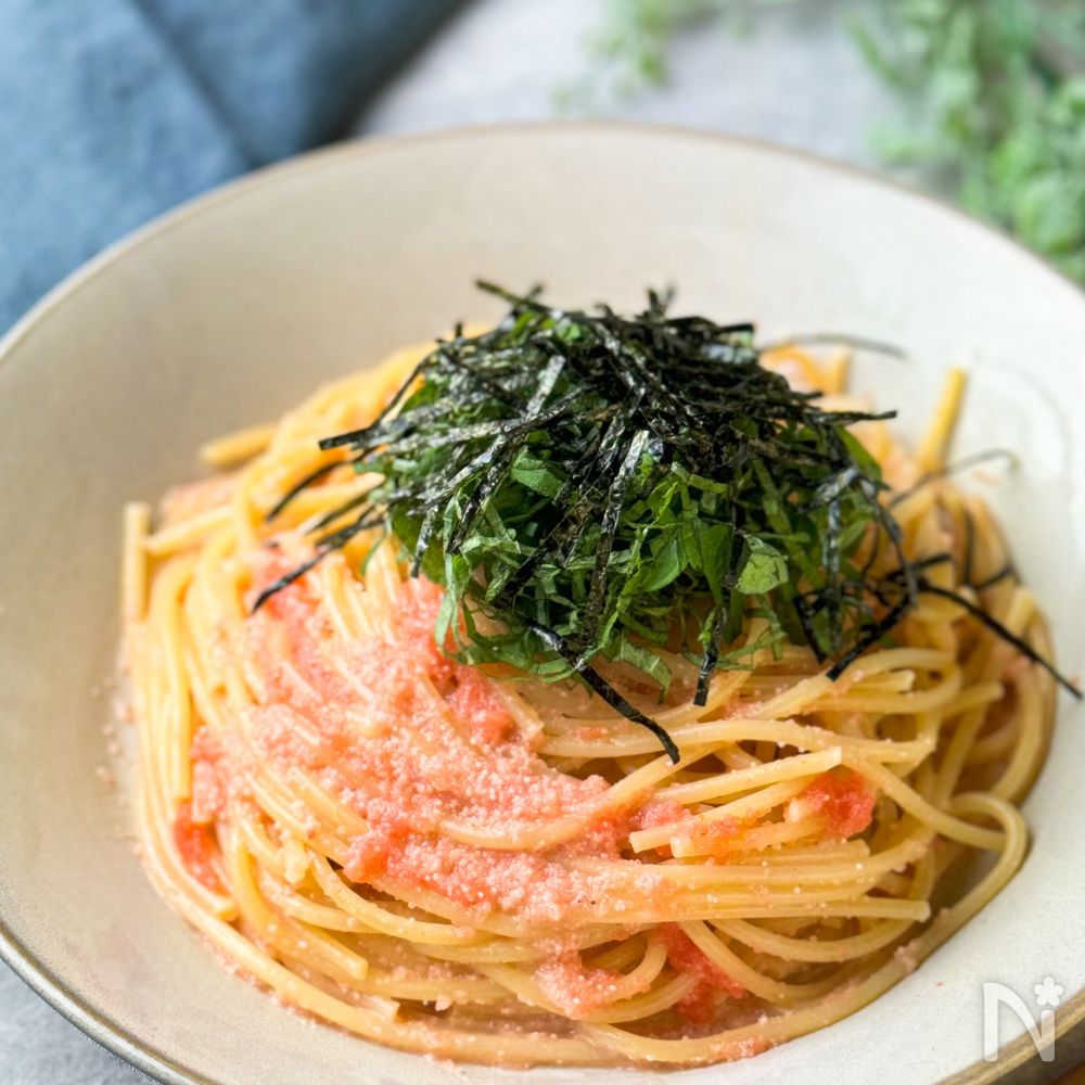茹でて和えるだけ！ 絶品明太子パスタ | レシピサイトNadia