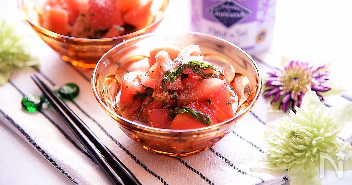 夏に食べたい🍅トマトサラダ Tomato salad | レシピサイトNadia