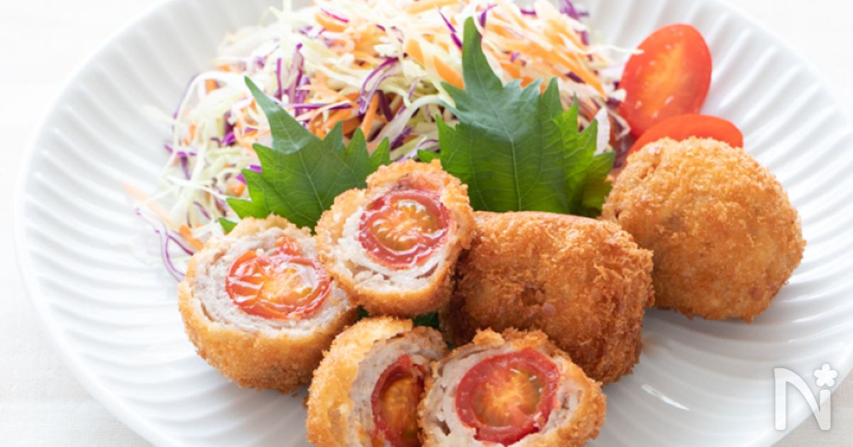 OSMICトマトの一口カツ | レシピサイトNadia