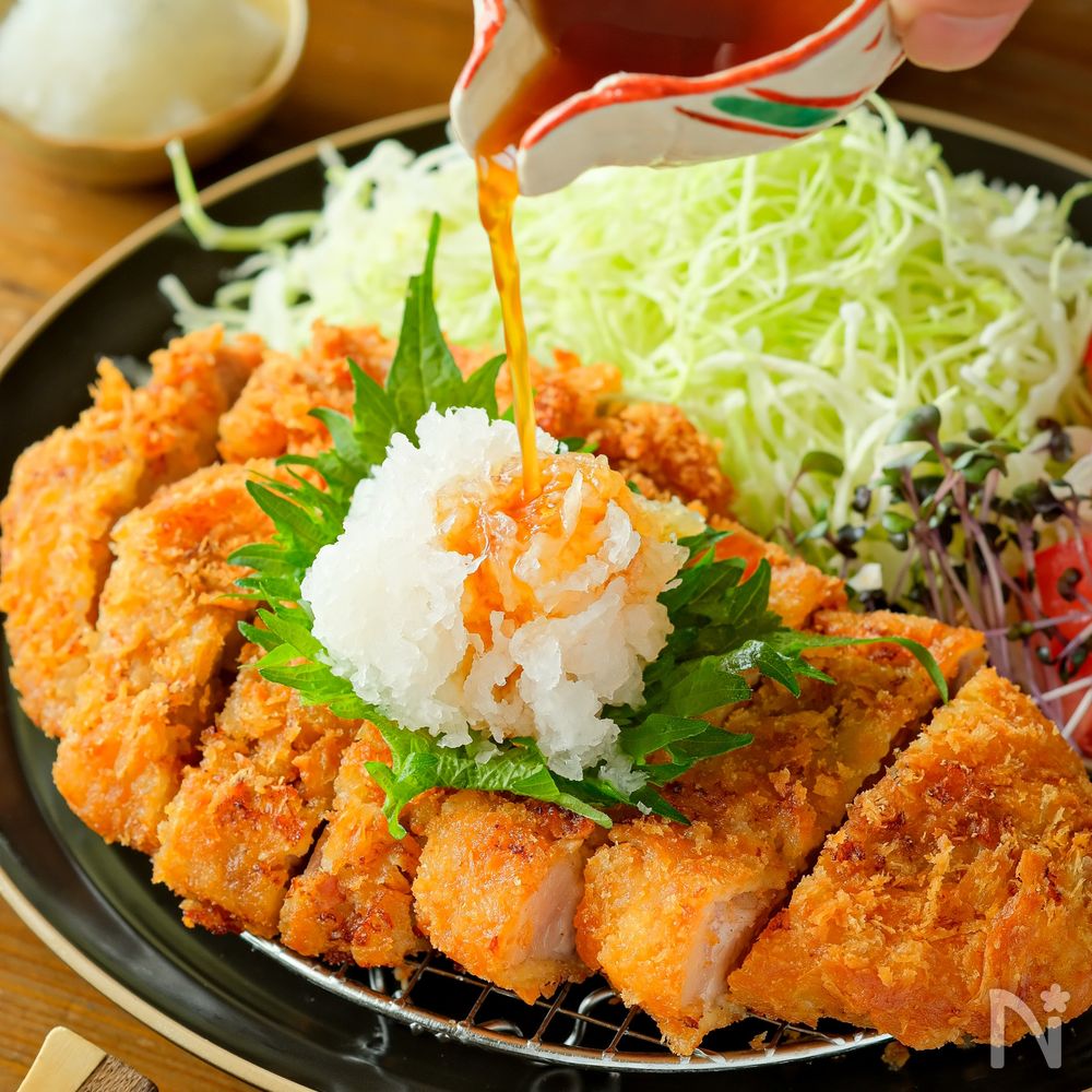 【基本のとんかつ(おろしそぽん酢)】一生物のレシピ | レシピサイトNadia