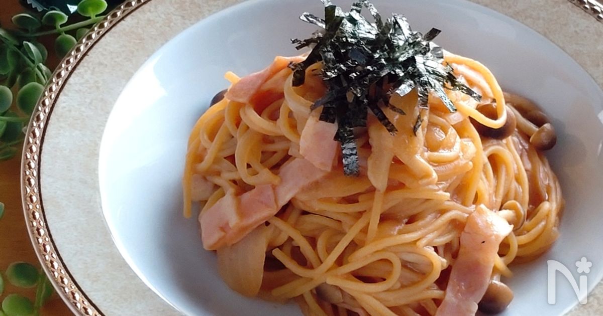 レンジ7分ZENBヌードル和風ナポリタン | レシピサイトNadia