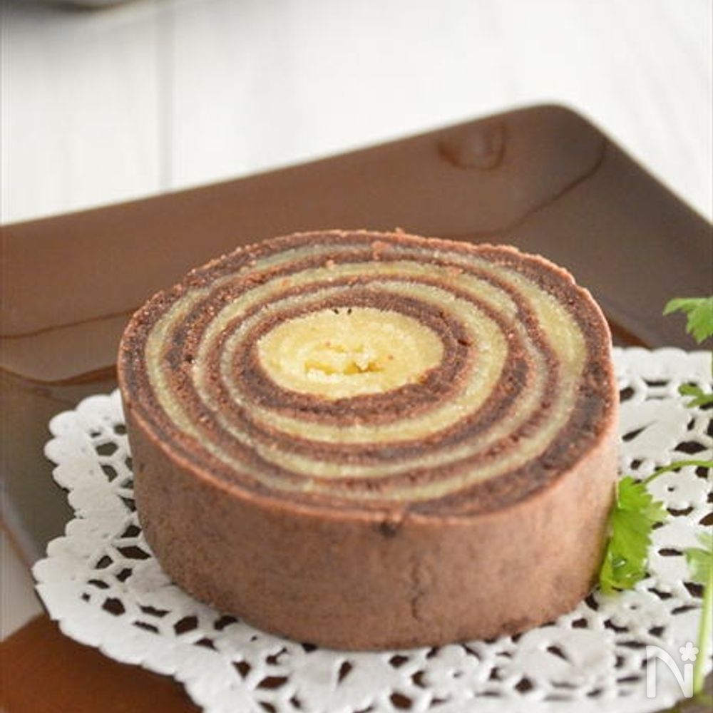 【モノトーンバウムクーヘン】フライパンで簡単！ | レシピサイトNadia