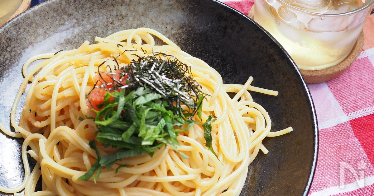 めんつゆで簡単！和風明太子パスタ♪ | レシピサイトNadia