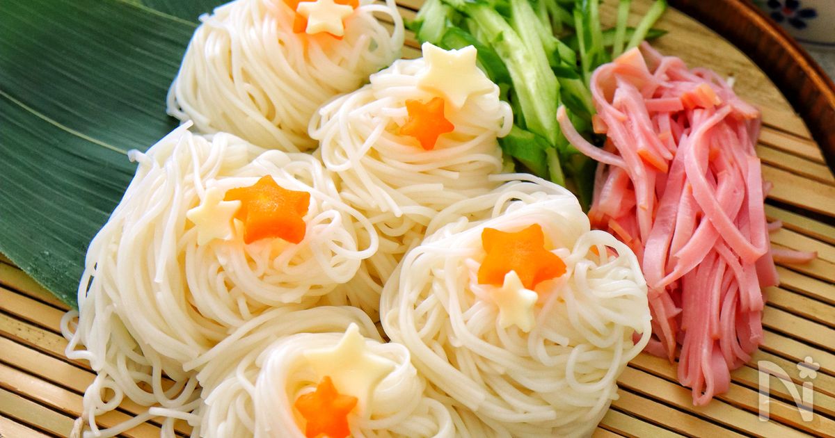 さっぱり！カニカマうま塩そうめん♩火を使わない！レンジで簡単 | レシピサイトNadia