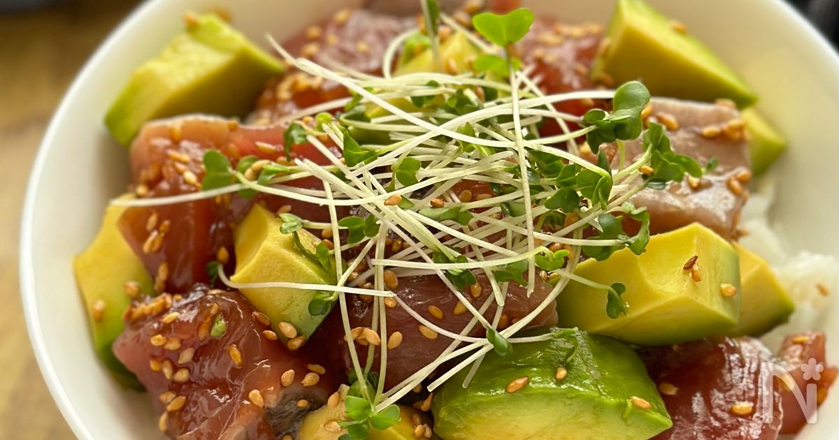 火を使わない！かつおdeポキ丼♪ | レシピサイトNadia